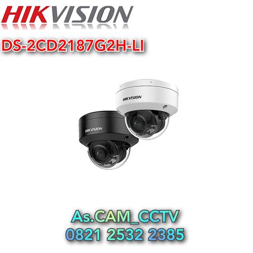 Jual DS-2CD2187G2H-LI - DOME IP Cam HikVision 8MP Smart HyBird ColorVu ...