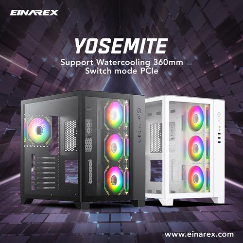 Jual EINAREX YOSEMITE - CASING ATX Gaming Infinity PC Case Include ARGB ...