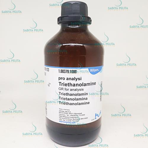 Jual TEA / Triethanolamine GR for analysis MERCK 1.08379.1000/ Cap. 1 L ...