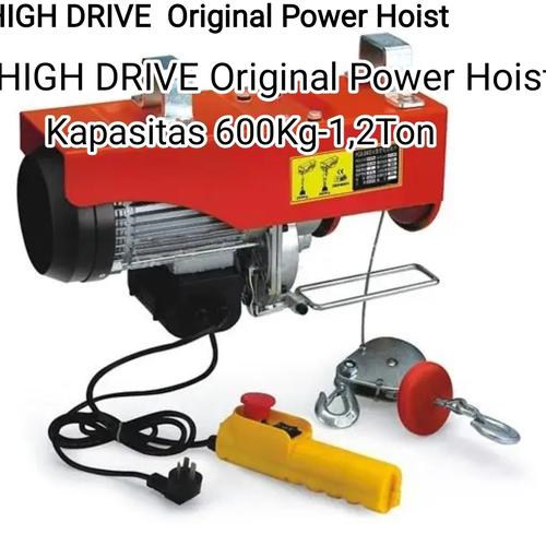 Jual Elektric Hoist 600Kg 20mtr Takel Katrol 600 Kg sling 20 mtr - Kota ...