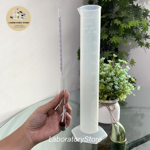 Jual Hydrometer Solar Density BBM Plus Gelas Ukur 500 ml PP 0.800-0.900 ...