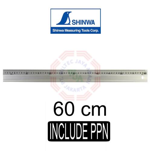 Jual Shinwa - 65436 Penggaris Alumunium 60cm / Anti Slip Ruler 600mm - Jakarta Barat - Wiltec ...