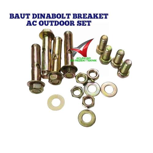 Jual Dinabolt Set / Dinabolt Breaket AC Outdoor / Baut Dinabolt 10 ...