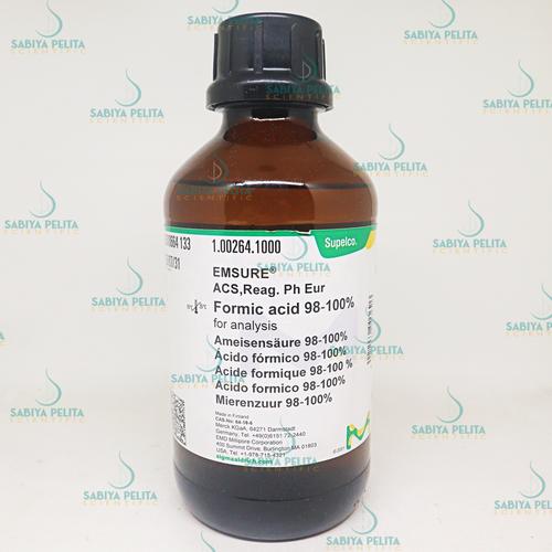 Jual Formic acid 98-100% EMSURE for analysis MERCK 1.00264.1000/ Cap. 1 ...