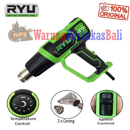 Jual New Ryu Heat Gun RHG 600-3 Hot Gun Ryu 2000 Watt Ryu Heat Gun RHG ...
