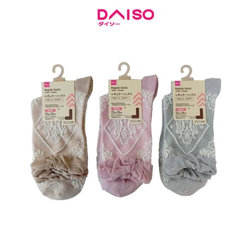 Jual Daiso Regular Socks -Float - Flower- - Abu-abu - Jakarta Utara ...