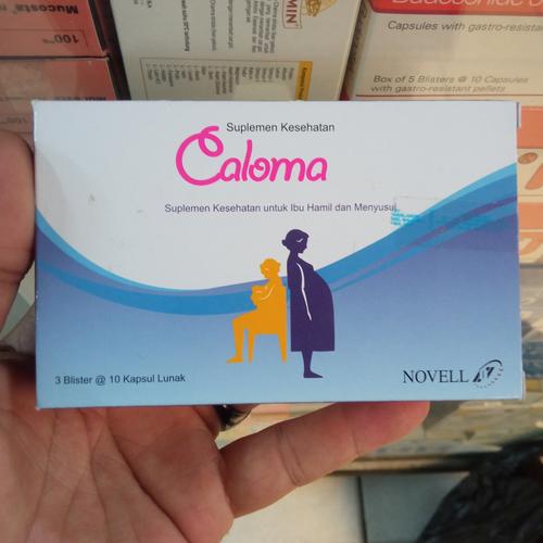 Jual CALOMA Suplemen Kesehatan Ibu Hamil Menyusui 30kapsul - Jakarta ...