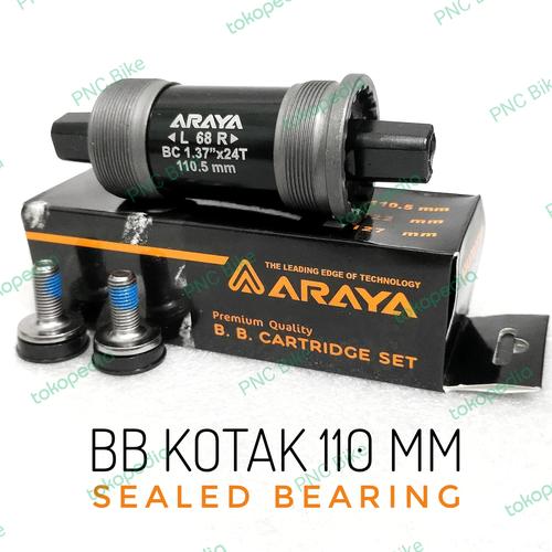 Jual BB Kotak Bearing BB 110 . 5 Bottom Bracket Sepeda Fixie BMX ...