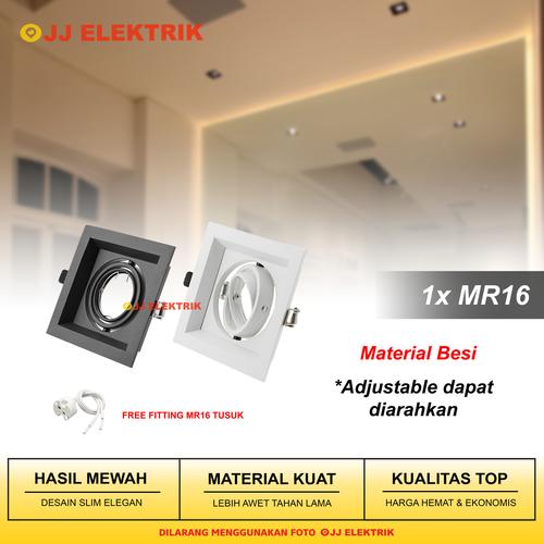 Jual Kap Lampu Downlight Spotlight MR16 Sorot Spot Light Adjustable - Putih - Kab. Tangerang ...