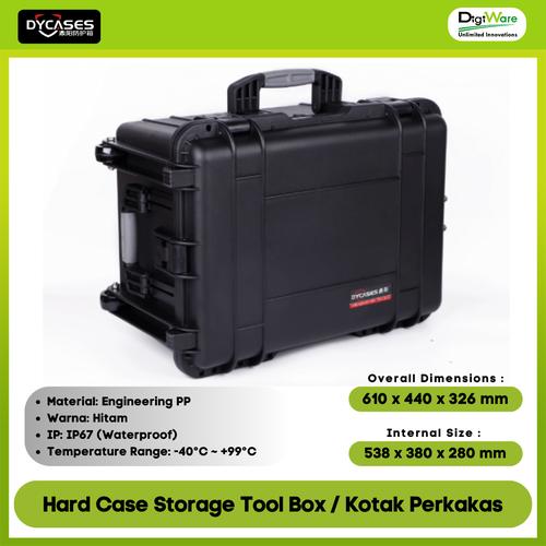 Jual Hard Case Storage Tool Box Kotak Perkakas Trolley Hitam 610x440x326mm - Kota Surabaya ...