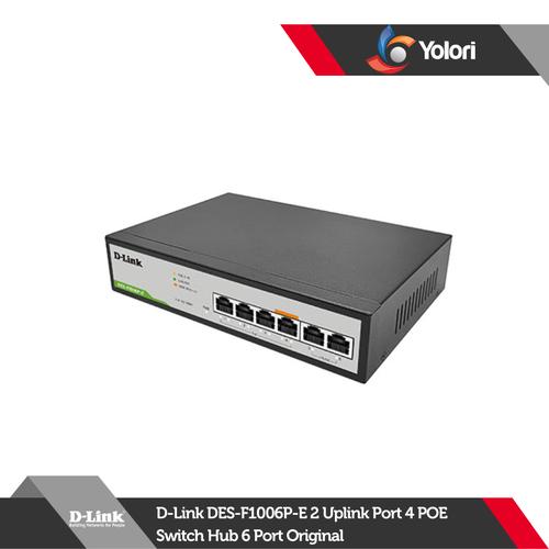Promo D-Link DES-F1026P-E 250M Data-PoE Switch 24 Port PoE dan 2 Uplink ...