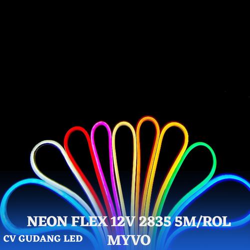 Jual NEON FLEX / LAMPU SELANG 12V 2835 5M/ROLL - MYVO - Hijau - Kab ...