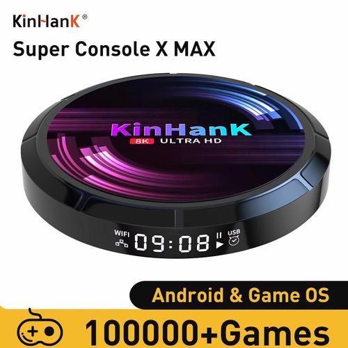 Jual KINHANK Super Console X Max Retro Video Game Console 70+Emulato ...