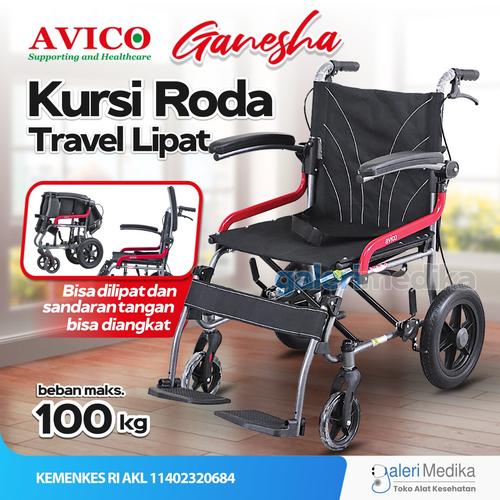 Jual Kursi Roda Travel Lipat Avico Ganesha - Ringkas dan Mudah dilipat ...