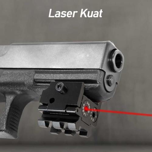 Jual Tactical Red Dot Gun Laser Sight 650Nm Picatinny Mount - L2030 ...