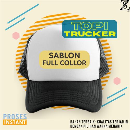 Jual Topi Trucker Custom | Topi Jaring Sablon - Bebas Design / Full ...