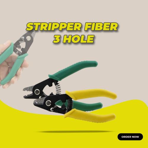 Jual Tang pengupas kabel optic 3 lubang / Tang Stripper Fiber 3 lubang ...