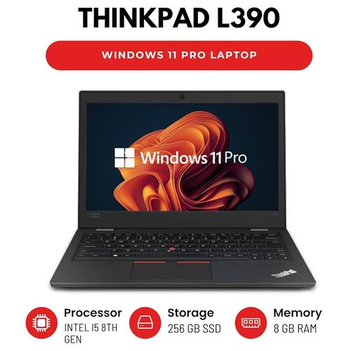 Promo Laptop Lenovo Thinkpad L390 i5 GEN 8 RAM 16GB SSD 1TB WIN 10PRO ...