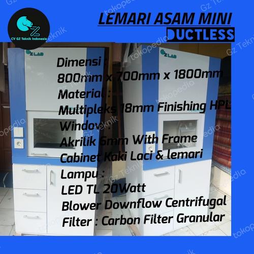 Jual Lemari Asam Mini Ductless - Kab. Bogor - Gz Teknik | Tokopedia