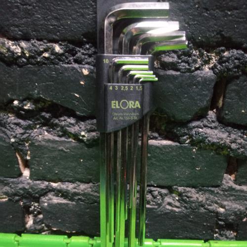 Jual kunci L set panjang ELORA 9PCS mm - Kota Bandung - tech teknik ...