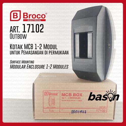 Jual BROCO MCB BOX 17102 - KOTAK MCB 1 - 2 GROUP OUTBOW - MCB PANEL ...