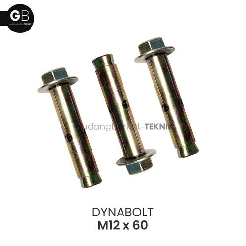 Jual Dynabolt M12 x 60 / Baut Dinabolt M12 x 60mm / Anchor Bolt M12 ...