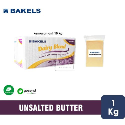 Jual Unsalted Butter Bakels Dairy Blend Repack 1 Kg (KHUSUS INSTANT ...