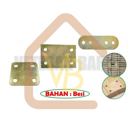 Jual Plat sambungan connector plat besi persegi plat lurus konektor ...