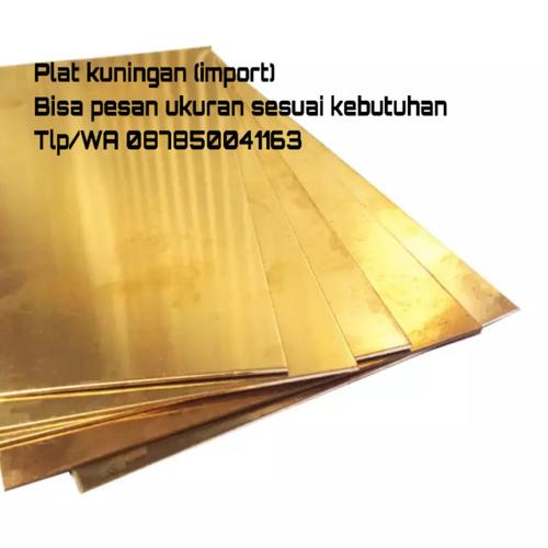 Jual Plat Kuningan 1.2 mm x 1 meter x 2 meter - Kuningan lembaran ...