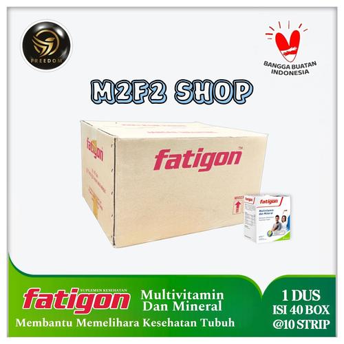 Jual Fatigon Kaplet Dewasa Multivitamin & Mineral Kesehatan Tubuh ...