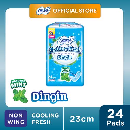 Promo Charm Pembalut Cooling Fresh Non Wing 23cm 24 pads - Kab ...