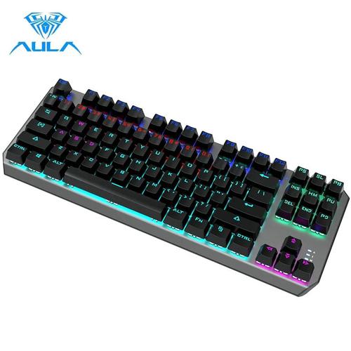 Jual Aula 87Key Gaming Mechanical Keyboard F3087 Led AntiGhosti - Kota ...