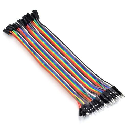 Jual KABEL JUMPER DUPONT 20CM 10 BUAH MALE - FEMALE ARDUINO UNO MEGA ...