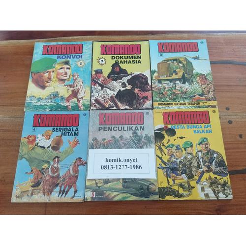 Jual Komik Cergam Seri Komando, Storm, Arad Maya, Lefranc, Danny dan ...