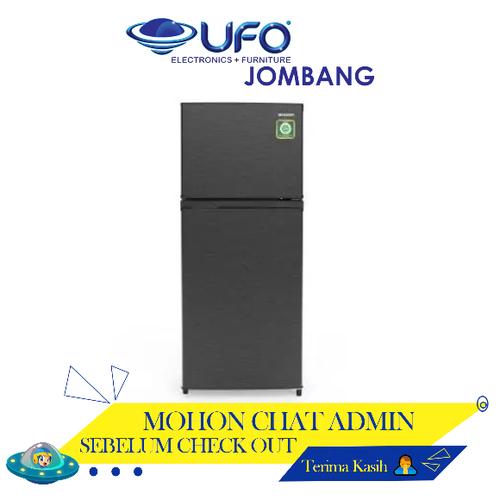Jual SJ195MNHS Sharp Kulkas 2 Pintu New Kirei Series Lemari Es 172 ...