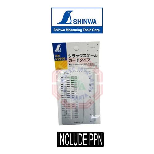 Jual Shinwa 58699 Alat Ukur Retak Retakan Keretakan Crack Scale Gauge ...
