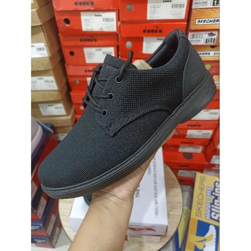 Promo Sepatu Formal Pria SKECHERS ARCH FIT OGDEN JACOBY 204743 BBK Men ...