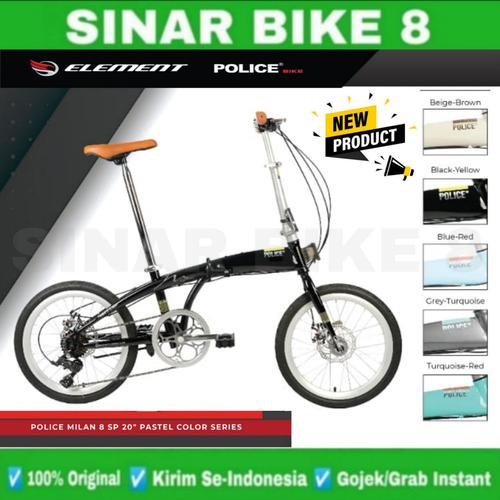 Jual Sepeda Lipat ELEMENT POLICE MILAN PASTEL COLOR SERIES 20 Inch 8 ...