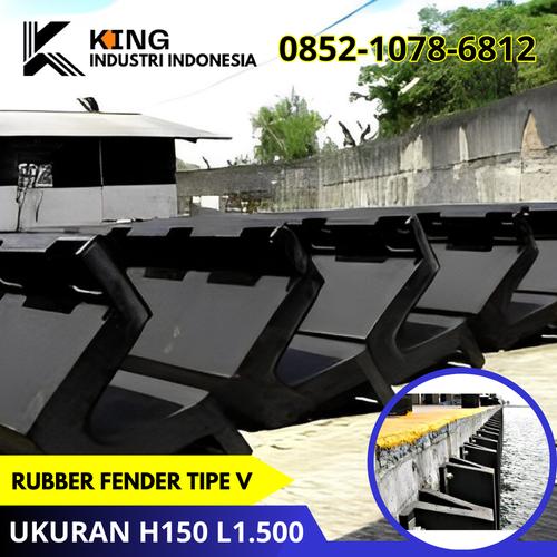 Jual Rubber Fender / Karet Dermaga Pelabuhan Kapal Tipe V Ukuran V150 ...