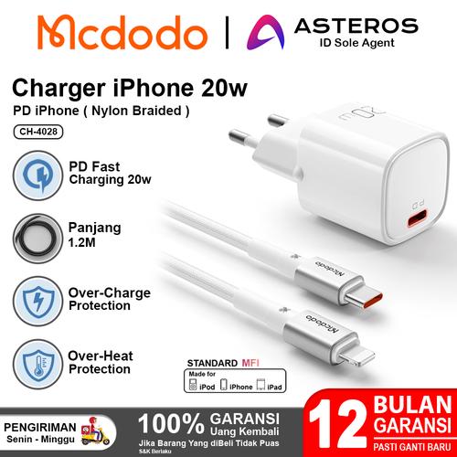 Jual MCDODO Charger iPhone 13 Pro 13 Pro Max Lightning Fast Charging ...