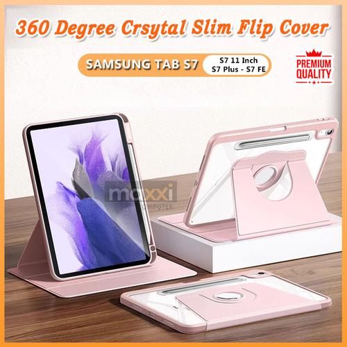 Jual Samsung Tab S7 FE 5g SM T736B Rotating Flipcase Case Casing ...