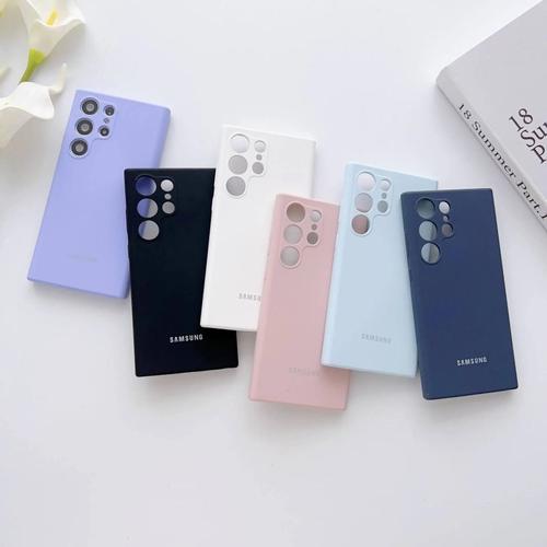 Jual SAMSUNG S24 ULTRA / S24 PLUS / S24 OFFICIAL SILICONE LOGO - BLACK ...