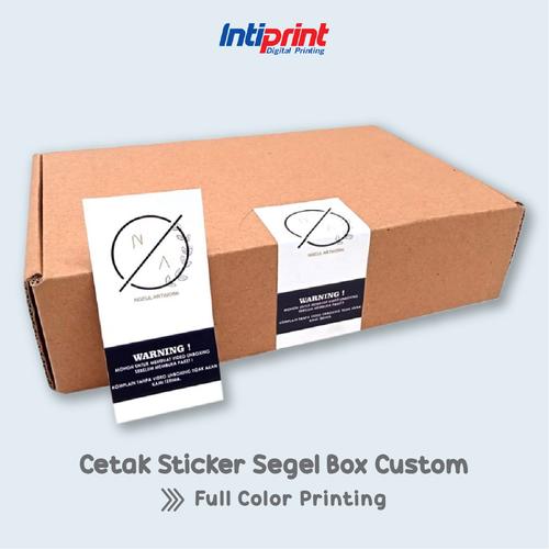 Jual Stiker Segel Kotak Box Custom Sticker Kotak Segel Makanan ...