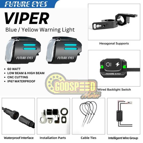 Jual Future Eyes Viper LED Fog Lamp Lampu Tembak Sorot 60W DRL PUTIH KUNING - Jakarta Utara ...
