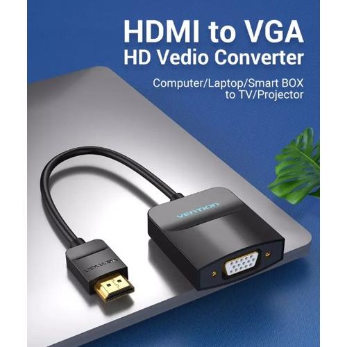 Jual Vention Converter HDMI To VGA Adapter Konverter Konektor Original ...