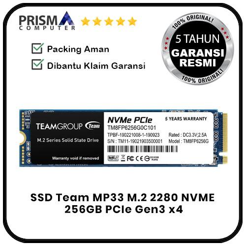 Jual SSD Team MP33 M.2 2280 NVME 256GB PCIe Gen3 x4 - Jakarta Barat ...