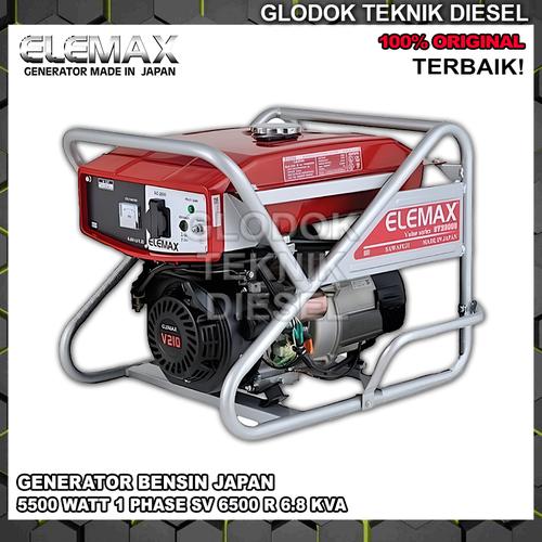 Jual ELEMAX Generator Genset 5500 5000 Watt SV 6500 R 100% Japan ORIGINAL - SV 6500 R - Kota ...
