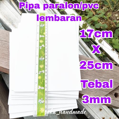 Jual PIPA PARALON/PVC LEMBARAN (17cm X 25cm) TEBAL 3mm - Kab. Demak ...
