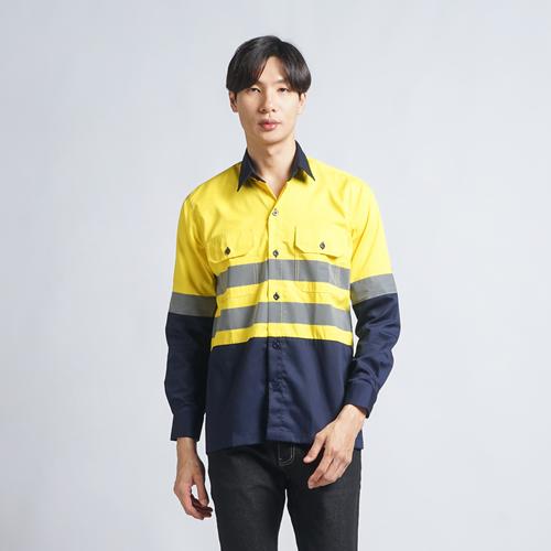 Jual Wearpack Atasan Elite Warna Kuning Seragam K3 Tambang - Biru, S ...