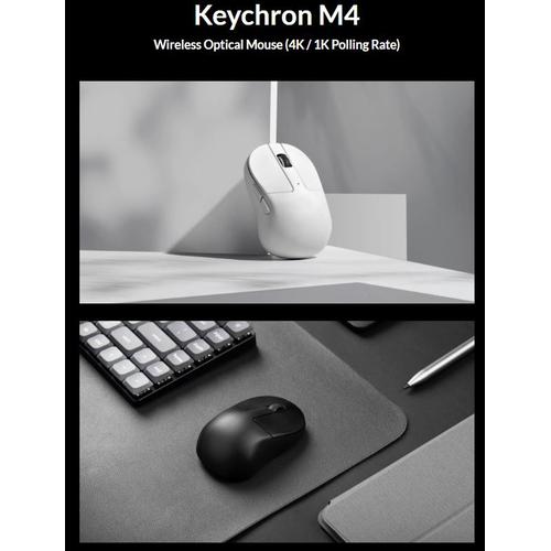 Promo Keychron M4 Wireless Mouse - 4000 Hz, White - Jakarta Barat ...